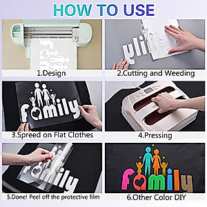 3D Puff Heat Transfer Vinyl for T-Shirts, 12"x6ft 3D Puffy HTV Iron on Vinyl, Coral 3D Puff Vinyl Heat Transfer HTV Roll for Heat Press Clothing