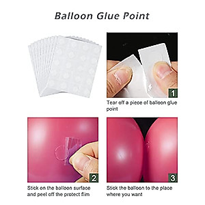 Auihiay 12 Holes Wood Balloon Sizer Cube Box with 200 PCS Balloon Glue Points, Collapsible Balloon Size Measuring Tool for Balloon Garland Balloon Columns Balloon Arches Decorations (2-10 INCH)