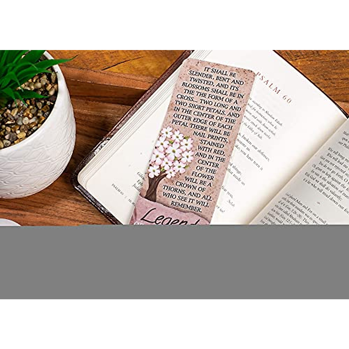 Legend of The Dogwood Thoughtful Pink 7 x 2.5 Cardstock Prayer Card Pack of 12