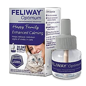 FELIWAY Optimum, Enhanced Calming Pheromone 30-day Refill – 1 Pack
