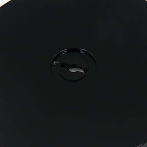 MY MIRONEY 6" Acrylic Rotating Swivel Stand with Steel Ball Bearings 2-Pack Heavy Duty Lazy Susan Turntable Organizer for Cake Decorating,Plants,Flat Panel Monitors,TV(Black)