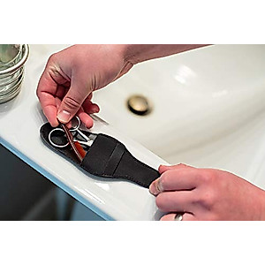 Mustache Grooming Kit - Mustache Scissors For Men For Precise Facial Hair Trimming - Mustache Combs For Men - Perfect Moustache Comb and Moustache Scissors Great For Travel