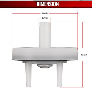 Bzsunway 905-052 765 Check Valve Assembly Febco 765 Repair Kit Replacement for Febco Model 765-1"&1-1/4" Pressure Vacuum Breakers, White