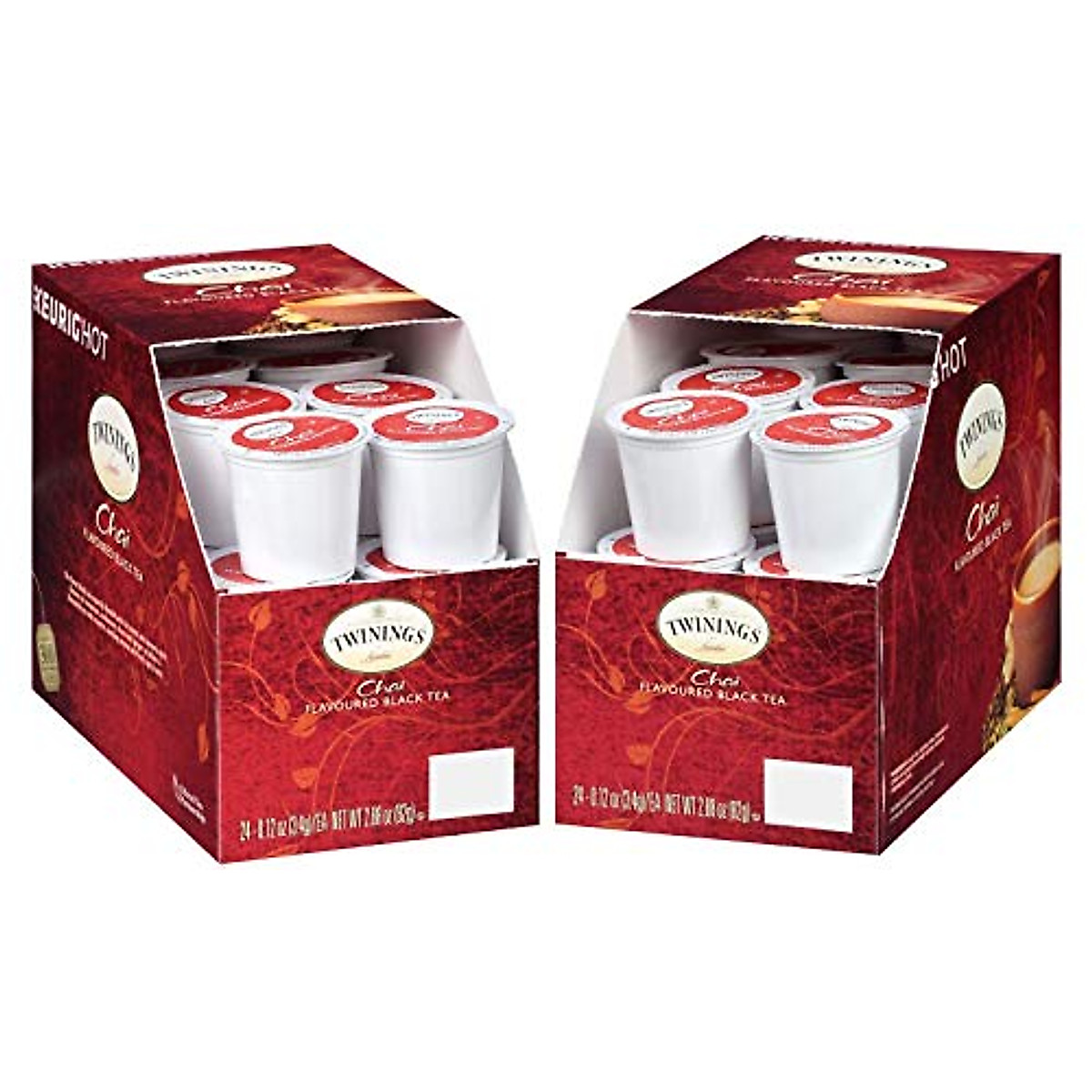 Twinings Chai Tea Keurig K-Cups, 24 Count (Pack of 2)