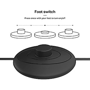 LamQee Modern Arc Floor Lamp 72.7" Tall Standing Hanging Lamp Chrome Finished Arched Floor Lamp with Marble Base for Living Room Bedroom Study Reading Office