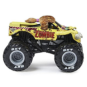 Monster Jam 2022 Spin Master 1:64 Diecast Truck with Bonus Accessory: World Finals Zombie