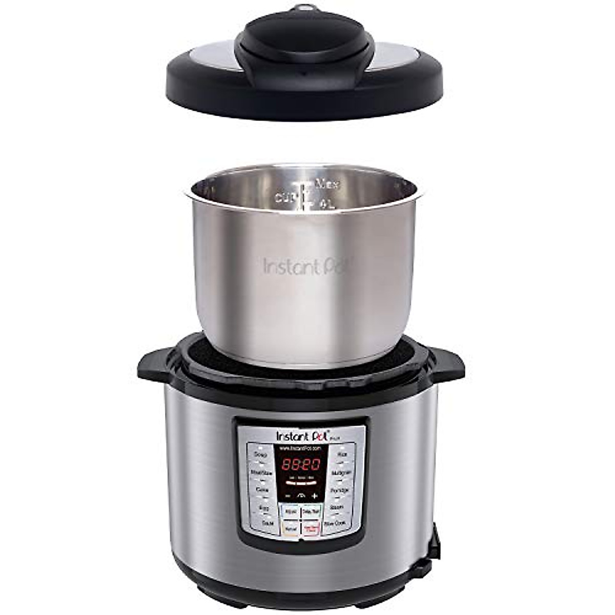 Instant Pot Lux 6-in-1 Electric Pressure Cooker, Sterilizer Slow Cooker, Rice Cooker, Steamer, Saute, and Warmer, 6 Quart, 12 One-Touch Programs