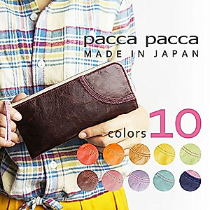 Women's Wallet, Horse Leather, Made in Japan (red)