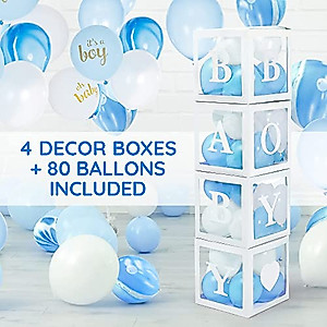 Baby Shower Decorations for Boy - All-in-One inclusive JUMBO Decor Set