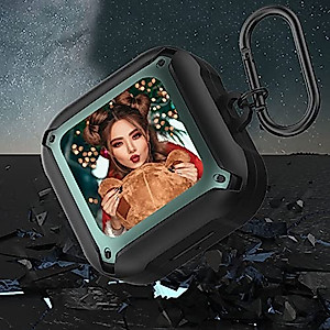 ONY Custom Compatible Beats Fit Pro Case Cover, New Colorblock Armor Look, Drop Resistant Headphone Cover, Keychain Included