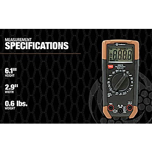 MULTIMETER, DMM MANUAL NCV 10031S