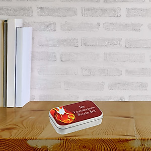 My Confirmation Keepsake Prayer Box with Journaling Note Paper, Pencil and Collectible Tin Case, Inspirational Religious Gifts for Teenage Boys and Girls, 50 Papers, 4 Inches