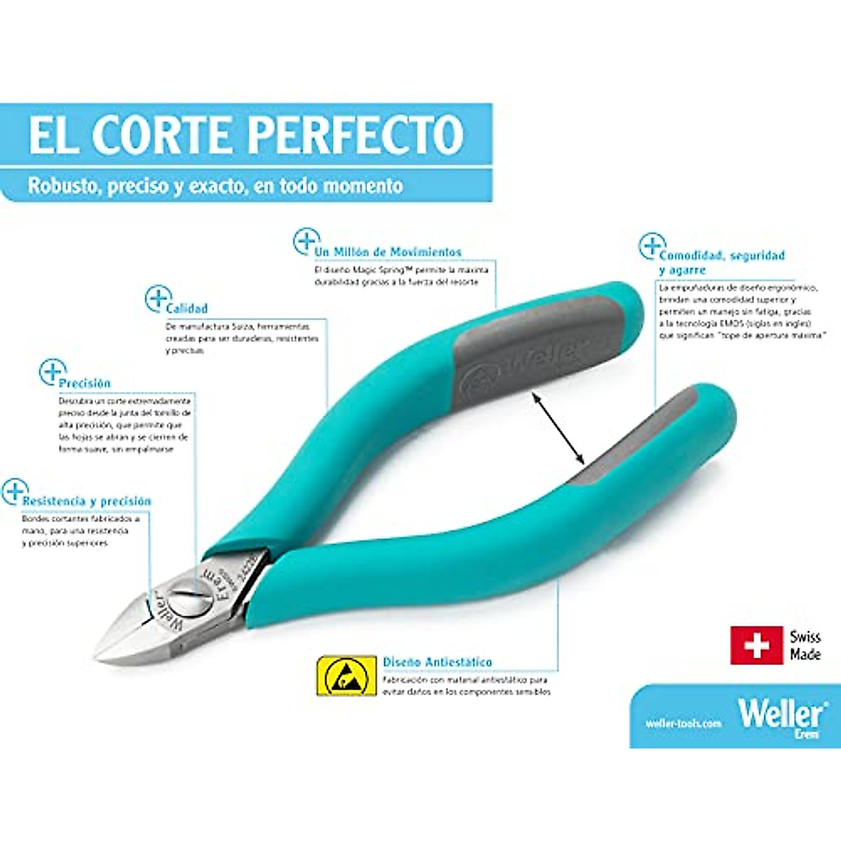 Erem Weller Erem 522N 4 1/2 Magic Diagonal Medium Oval Head Cutter with Full Flush Cut