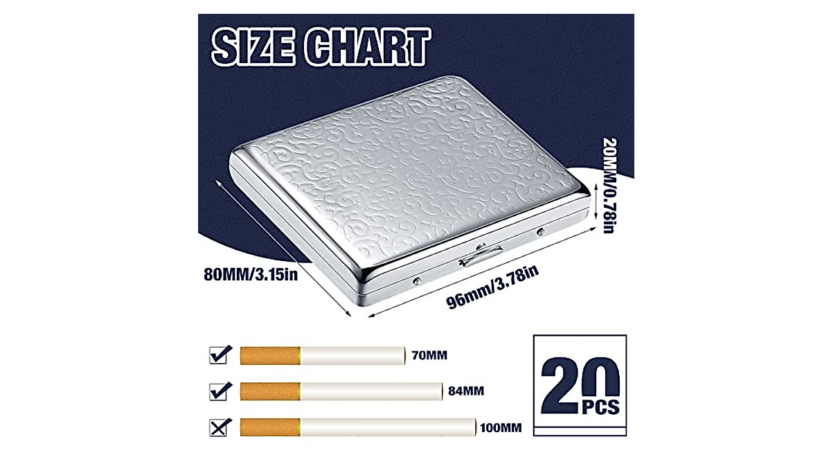 Retro Baroque Metal Cases Set for Men & Women