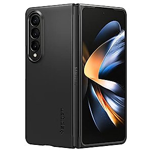 Spigen Air Skin Lightweight Silicone Case for Samsung Galaxy Z Fold 4 (2022) - Black