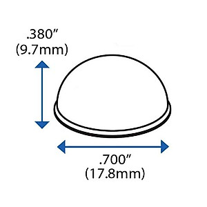 Black Adhesive Bumper Feet - Made in USA – Rubber Isolation Pads for Speakers, Subwoofers, Home Theater, Electronics, Audio Equipment – 14 Piece