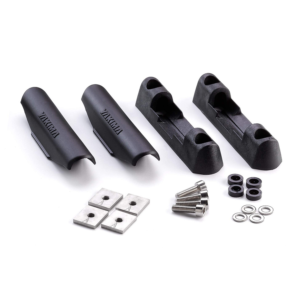 Yakima Versatile Landing Pad Fixed Point Tower Installation Crossbar for Naked Rooftops Compatible with SkyLine Towers or Control Towers, Set of 2