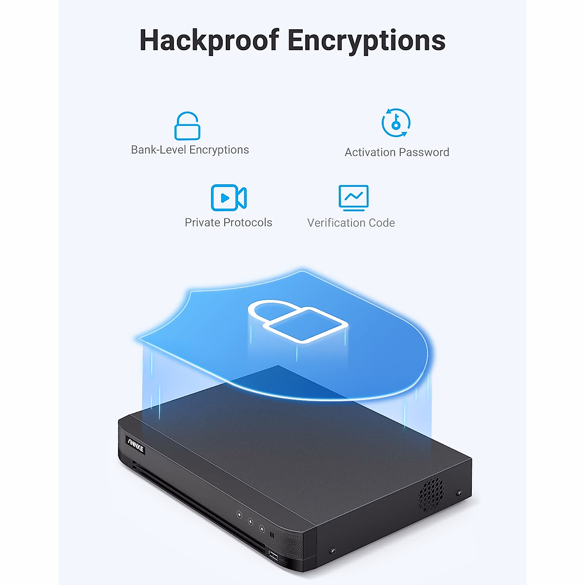 ANNKE 32-Channel H.265+ Security AI DVR NVR Recorder, 5-in-1 4MP Surveillance CCTV DVR with HDMI Output, Human/Vehicle Detection, P2P Technology, Easy Remote Access, 4 TB Hard Drive Included