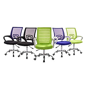 MayNuo Office Chair Gaming Chair Computer Chair Gaming Chair Ergonomic Computer Chair Rotating Lifting Comfort Home Office Conference Seats Company Staff Armchair Office Chairs/Black-Soul Eater1