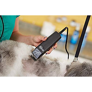 Andis 2-Speed+ Detachable Blade Clipper, Professional Animal/Dog Grooming, Black, AG (12485)