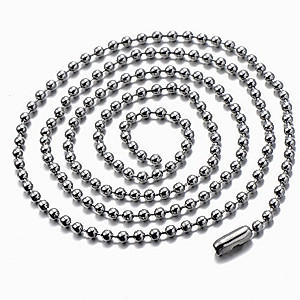 COOLSTEELANDBEYOND Stainless Steel Vintage Crown Lion Head Cross Pendant Necklace for Men Women, 30 inches Ball Chain