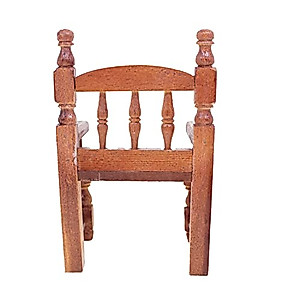 Susaniita - Wooden Chair for Nativity Set Size 4: Sized for Baby Jesus Figure 7 to 8 Inches Tall, Silla para Niño Dios - 8.75 in (H) X 5.5 in (W)
