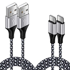 Samsung USB C Power Cord Charger Phone C Type Android USB Cable Data Transfer & Fast Charging 2Pack for Galaxy A14 A54 Samsung S23 S22 S21 S10 S9 A11 A13 A12 A53 A04S A03S Pixel Google 7 6 Pro