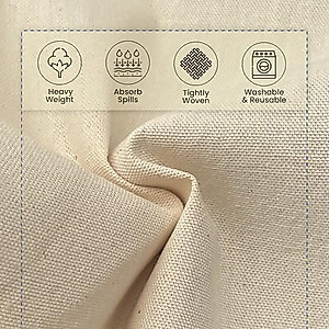 REDIBLUE Canvas Drop Cloth for Painting - Washable, Durable, Highly Absorbent Seamless Cotton Fabric, Multipurpose Protection for Floor, Carpet, Furniture, Indoor, Outdoor Use, 8oz, 6x9 ft