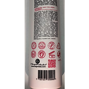 Natural Hair Tratamiento de Colageno y Aminoacidos Naprolab Resistencia y Elasticidad al Cabello | Aminoacids and Collagen Treatment Resistance and Elasticity Hair Treatment 16.9oz-500ml