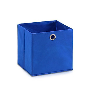 Furinno Laci NW13116 Foldable Storage Organizer with Round Ring Handle, Blue, Set of 3