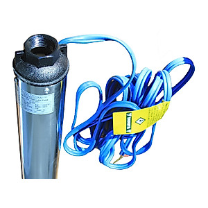 Hallmark Industries MA0419X-12A, Deep Well Submersible Pump, 2HP, 230V 60HZ, 33 Gpm, Stainless Steel, for 4" or bigger well