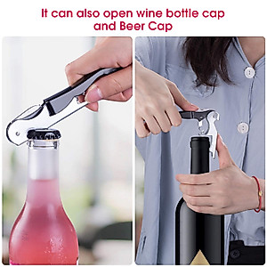 36 PCS Wine Bottle Protector Gas Column Wrap Bags Sleeves Glass Travel Transport Air filled Column Leakproof Cushioning with the Gift Air Pump and A Wine Opener