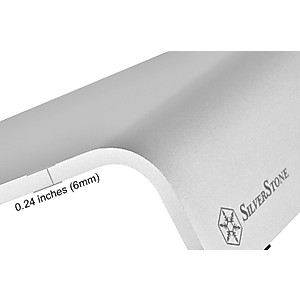 SilverStone Technology Aluminum Unibody Monitor / iMac Stand, Silver (MR01S)