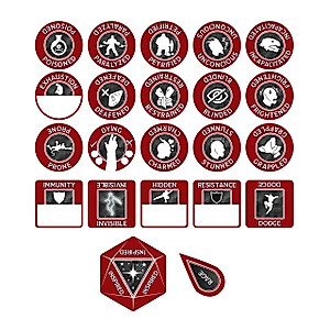 Gale Force Nine Barbarian Token Set, Multi