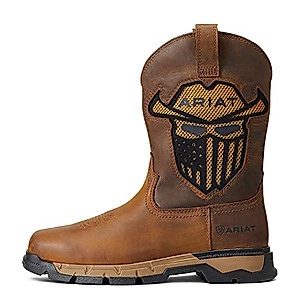 Ariat Mens Rebar Flex Western VentTEK Incognito Work Boot Dark Earth/Golden Wheat 11 Wide
