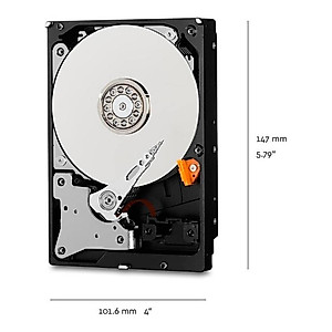 Western Digital 1TB WD Purple Surveillance Internal Hard Drive HDD - SATA 6 Gb/s, 64 MB Cache, 3.5" - WD10PURZ
