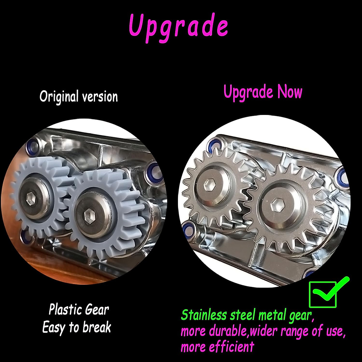 [UPGRADE] Meat Tenderizer Attachment for All KitchenAid Household Stand Mixers- Mixers Accesssories [No More Jams,No More Break,Easier to clean]