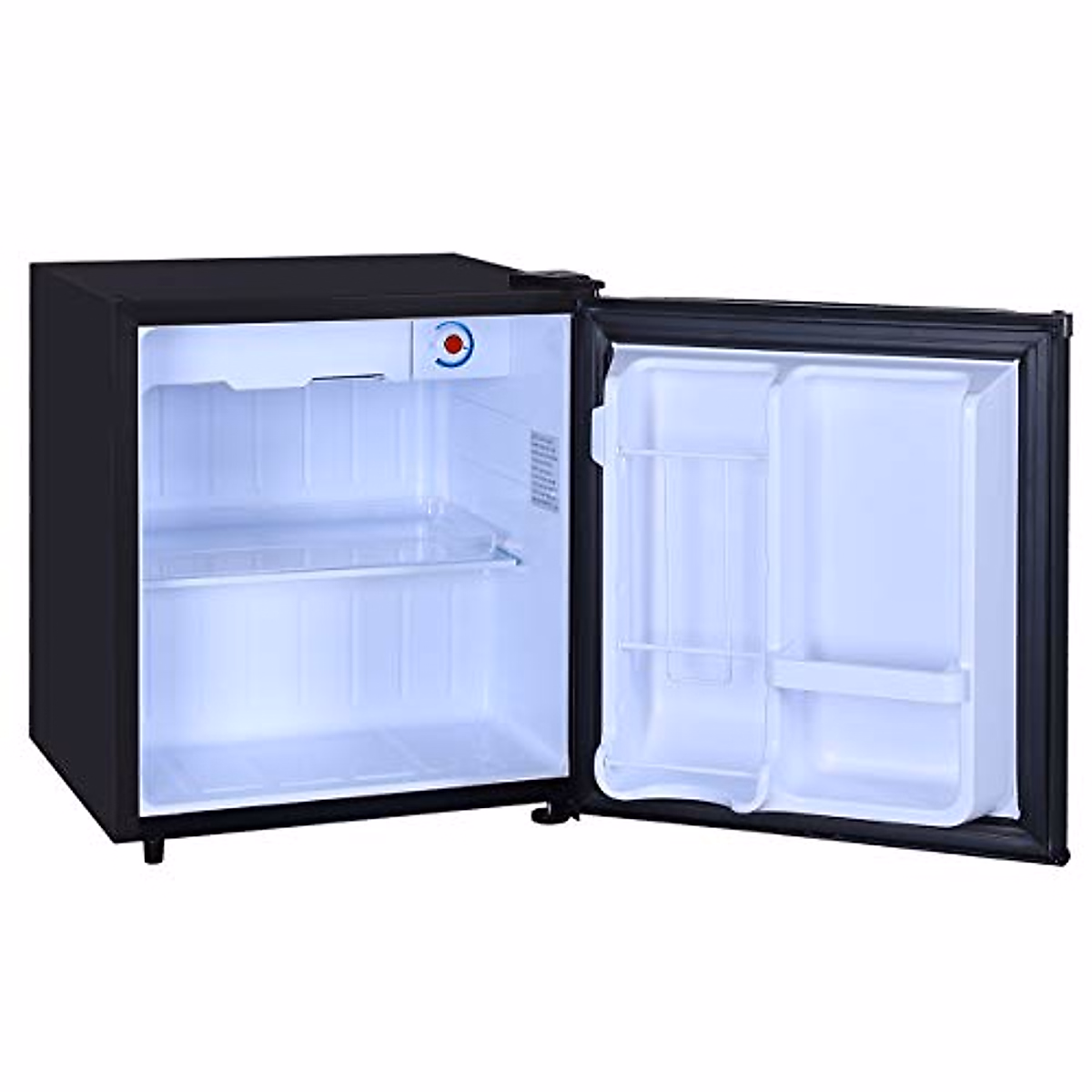 Frigidaire Black EFR115- AMZ 1.6 Cu Ft Bar Fridge, Compact Refrigerator, 1.7, 18.5"D x 17.7"W x 19.8"H