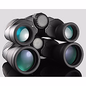 ZZK 12x45/16x50 Waterproof Telescope HD Binocular Green Film Non-Infrared Night Vision Optical Binoculars for Camping/Hunting