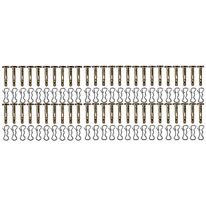 XVRTJ 738-04124A and 714-04040 Shear Pins and Cotter Pins for Cub Cadet MTD Troy Bilt Snowblowers (Pack of 50)