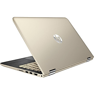 HP 2016 X360 Touchscreen 13.3-inch FHD 1920 x 1080 2-in-1 Convertible Laptop (Intel Core i5-6200U, 8GB RAM, 128GB SSD, HDMI, IPS, Backlit Keyboard, Bluetooth, 802.11ac, Win10- Modern Gold)