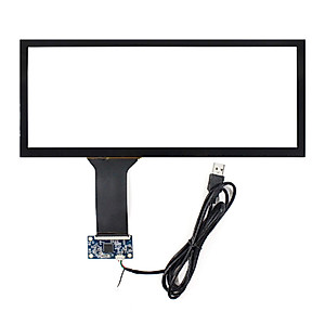 12.3 inch 10 Point Multi-Touch Capacitive Touch Panel Frame VS-123TC01-B1, for 12.3 " 1920X720 HSD123KPW1-A30 HSD123KPW2-D10 1280x480 LQ123K1LG03 LCD screen