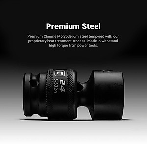 Capri Tools 18 mm Universal Impact Socket, 3/8-Inch Drive, 6-Point, Metric