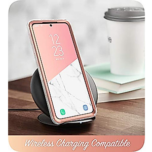 i-Blason Cosmo Series for Samsung Galaxy S21 Ultra 5G Case, Slim Stylish Protective Case Without Screen Protector (Marble)