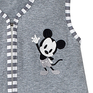 Lambs & Ivy Mickey Mouse 4Piece Crib Bedding Set, Gray