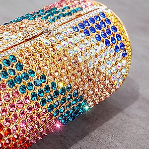 DOUBAO Coke Can Diamond Evening Clutch Crystal Rhinestone Wallet and Tote