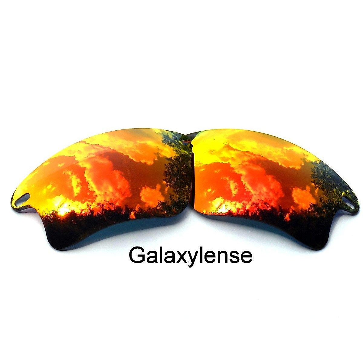 Galaxy Replacement Rubber Kits For Oakley Fast Jacket XL Sunglasses Multiple Selection (Red)