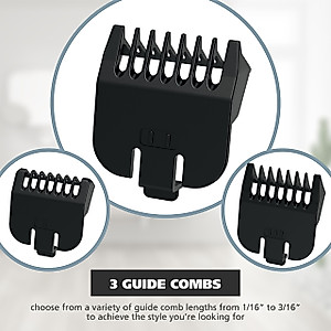 Wahl All-in-One Cordless Rechargeable Electric Ear/Nose, Detail, and Beard Trimmer for Men – Mustache, Ear & Nose Hair, and Light Detail Grooming - Model 9685-200