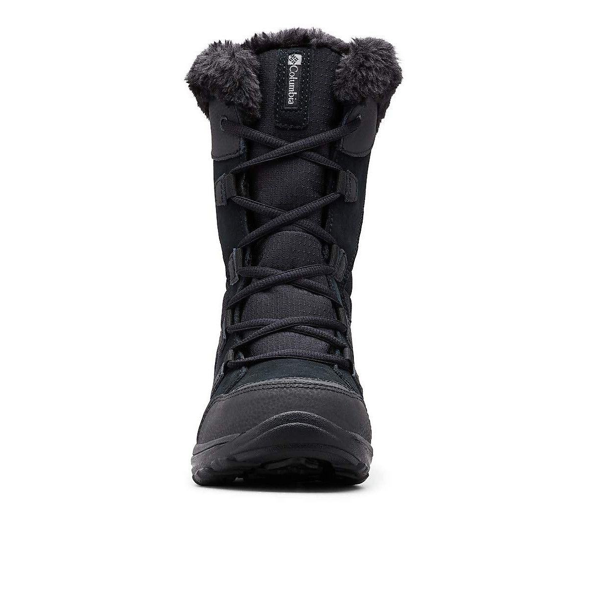 Columbia Women's Ice Maiden II Snow Boot, Black/Columbia Grey, 10 M US
