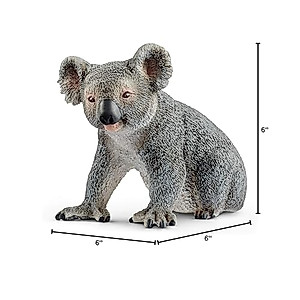 Schleich Wild Life Realistic Australian Animal Toy Set - 5-Piece Outback Animals Playset with Crocodile, Kangaroo, Koala, Platypus, and Wombat, Farm Zoo Play for Boys and Girls, Gift for Kids Age 3+